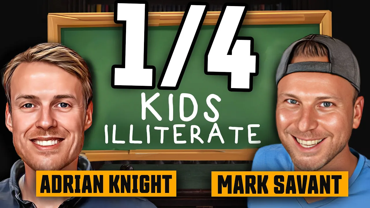 ADRIAN KNIGHT - 1 in 4 Kids Are Illiterate, AI the Key? - Spectacular ...